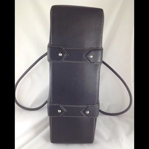 Cole Haan | Bags | Cole Haan Trinity F5 Black Leather Tote Handbag ...